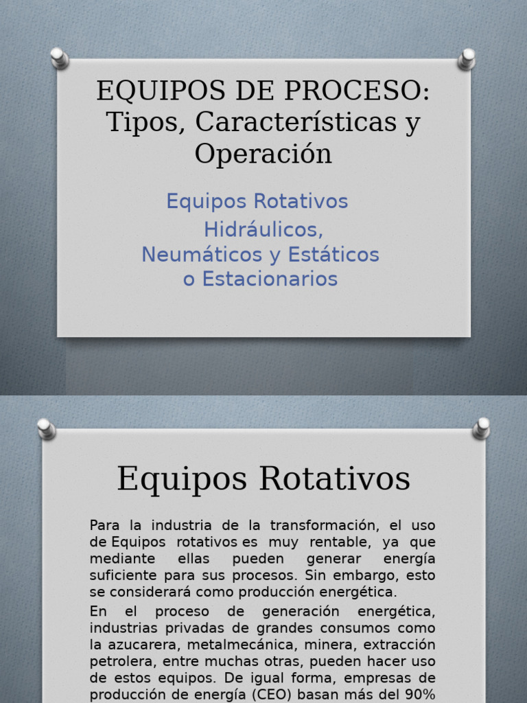 Equipos de Proceso | PDF | Bomba | Rodamiento (Mecánico)