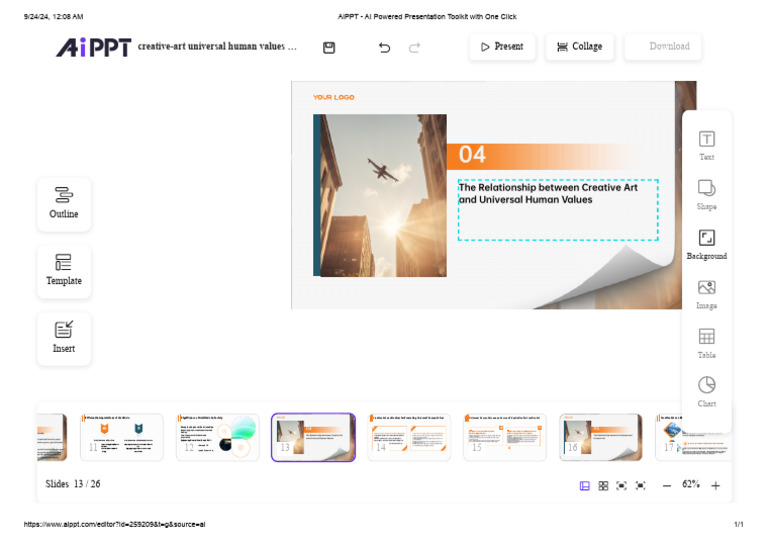 AiPPT - AI Powered Presentation Toolkit With One Click13 | PDF | Gratitude | Empathy