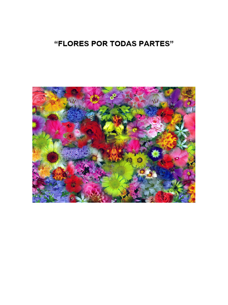 Unidad Didáctica: Flores y Naturaleza Infantil | PDF | Enseñando ...