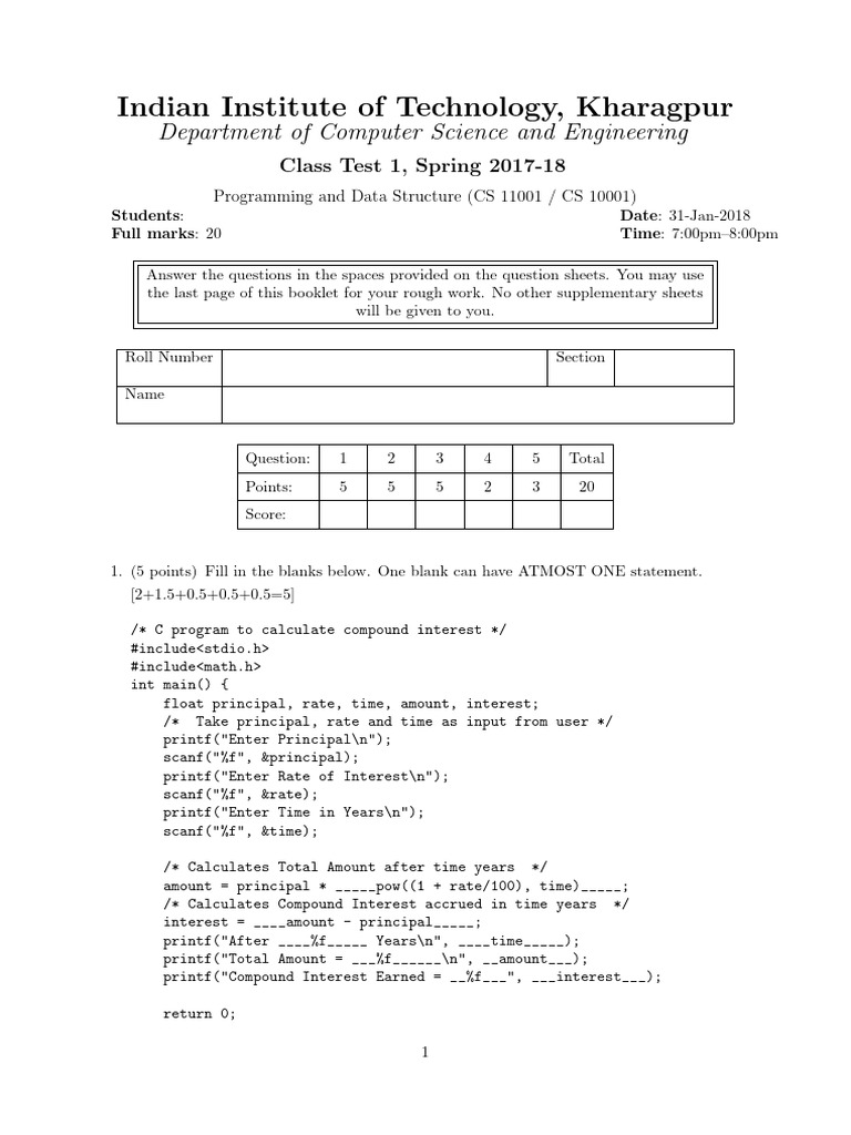 ct1 Sols | PDF | Integer (Computer Science) | Computer Engineering