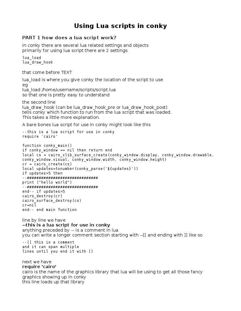 Using Conky | PDF | Angle | Computing