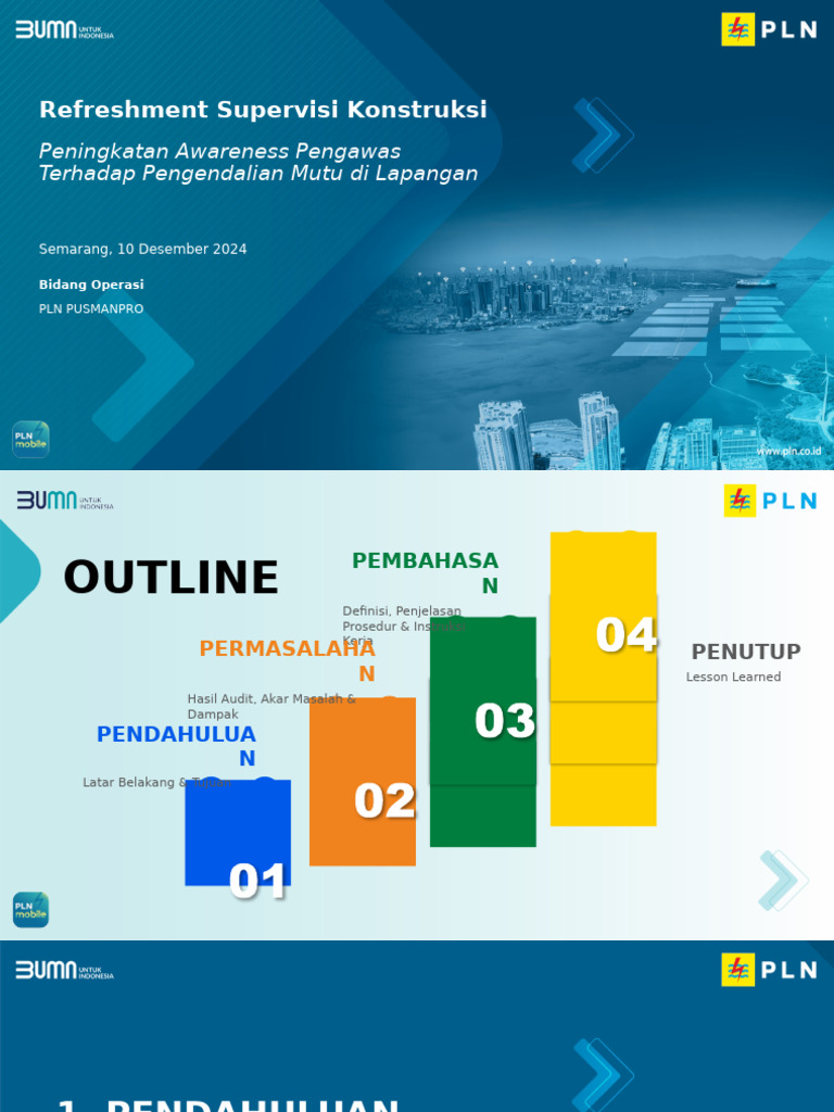 Materi Refreshment Supervisi Konstruksi | PDF