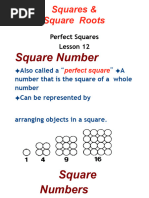 Square Roots 1 To 100 | PDF