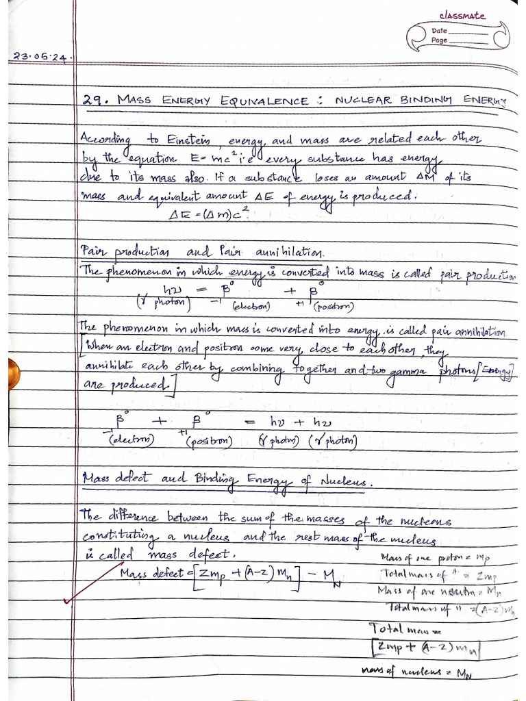 Physics Binding Energy Curve Pdf