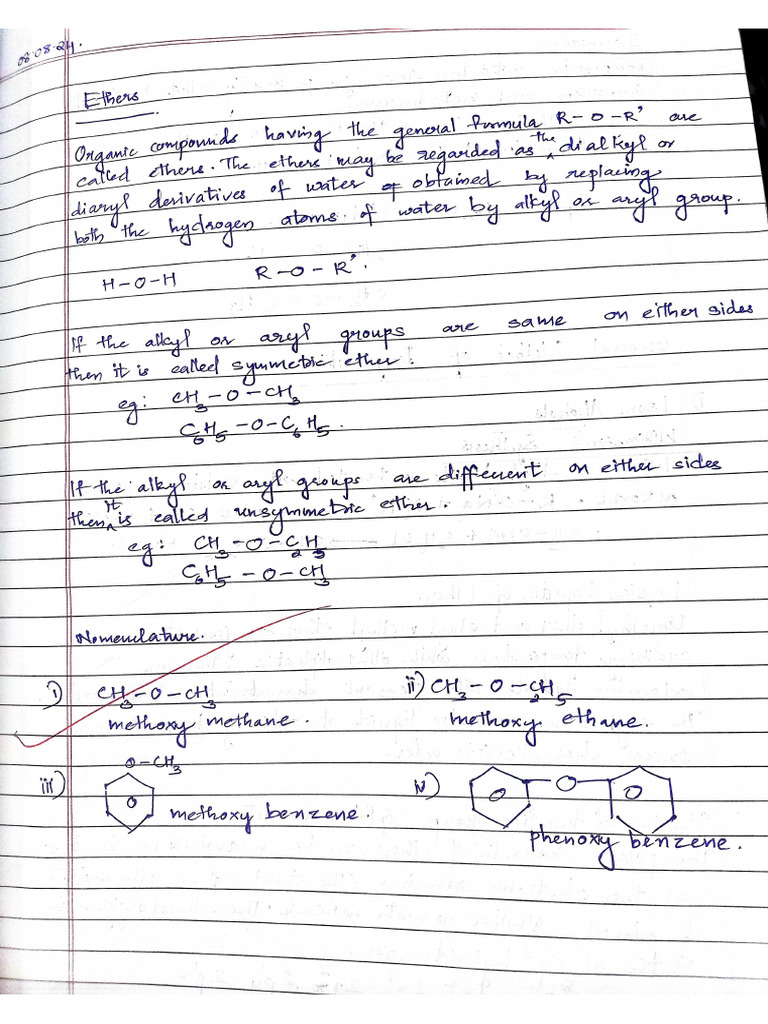 Ethers | PDF