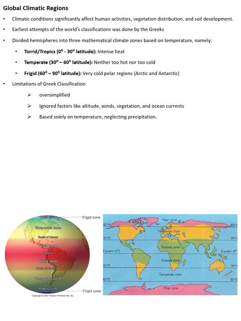 Overview of Global Climate Classifications | PDF