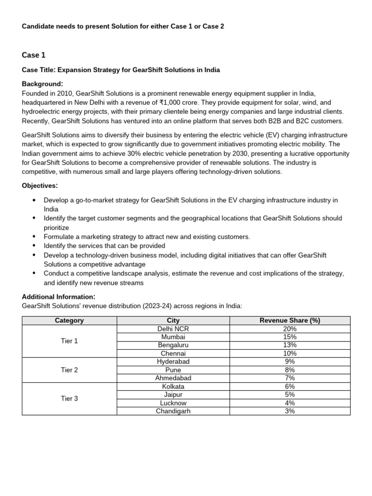 67a96eddf17f8 PWC Case Study | PDF | Tire | Marketing