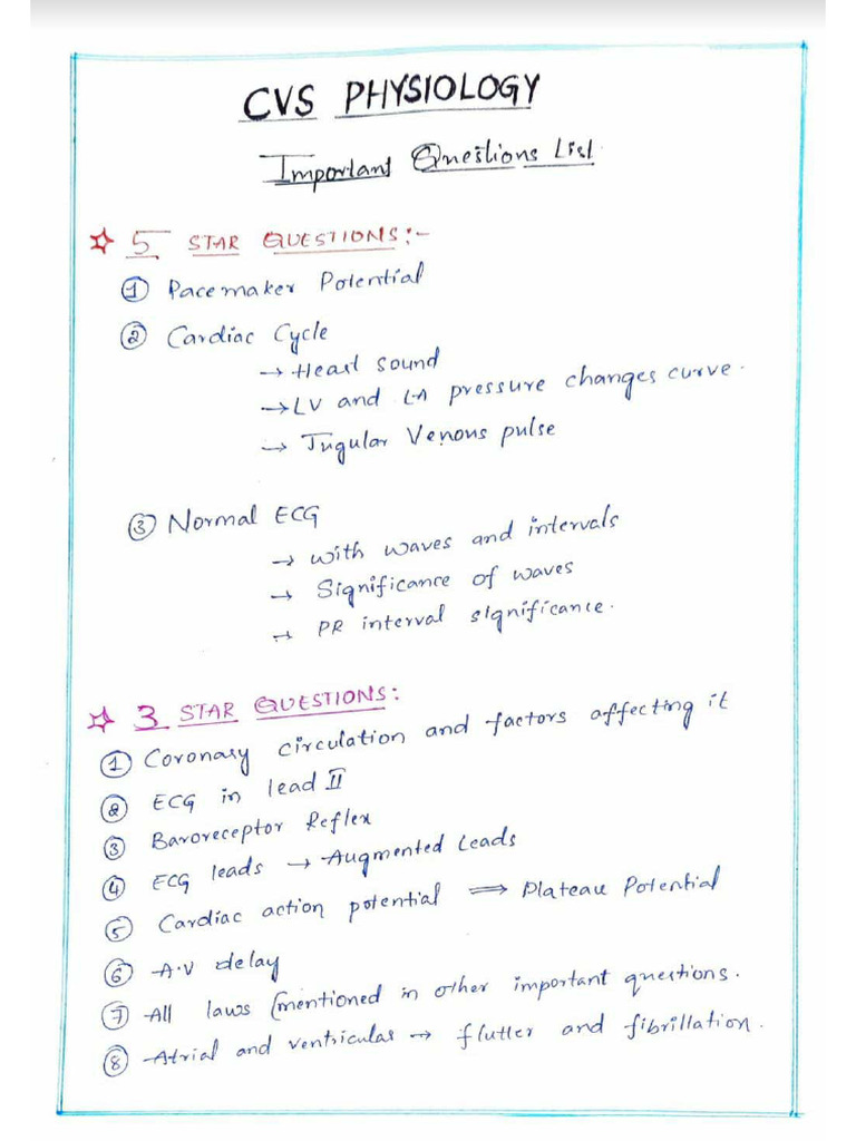 CV System Ashwin Notes | PDF