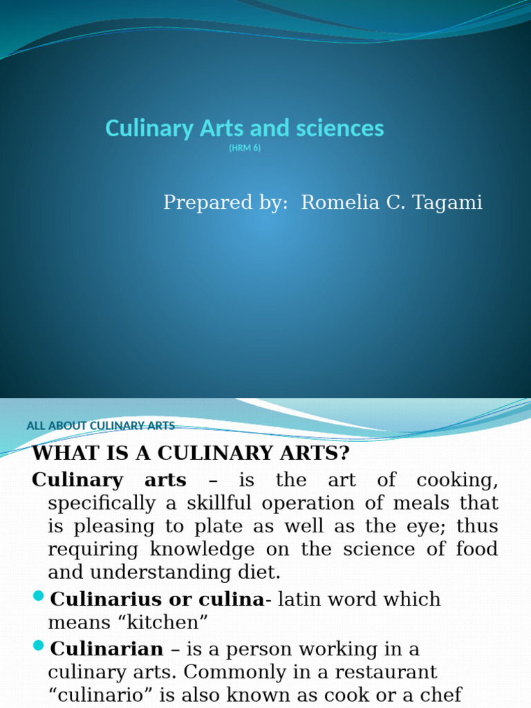 1cblm Culinary Terms Mise en Place | PDF | Chef | Restaurants