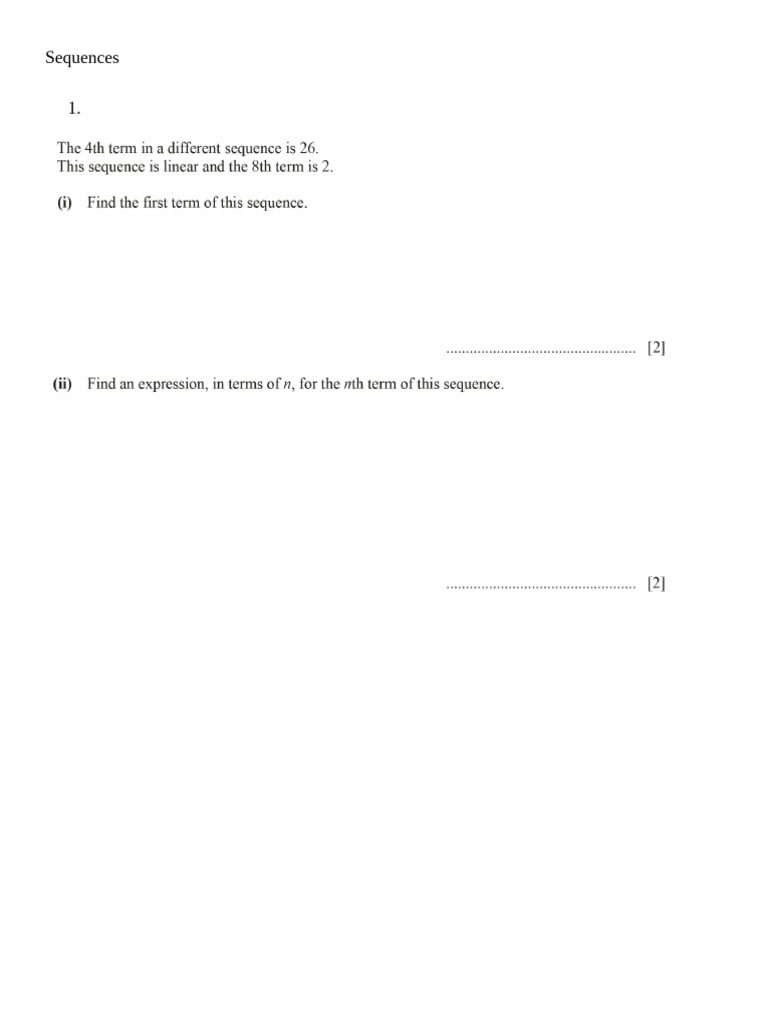 Interest and Sequence | PDF