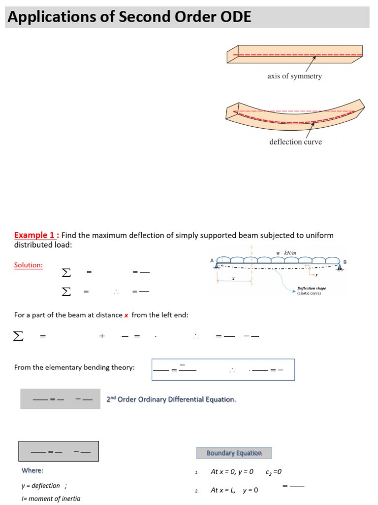 2nd Order Beam Deflection | PDF | Beam (Structure) | Buckling