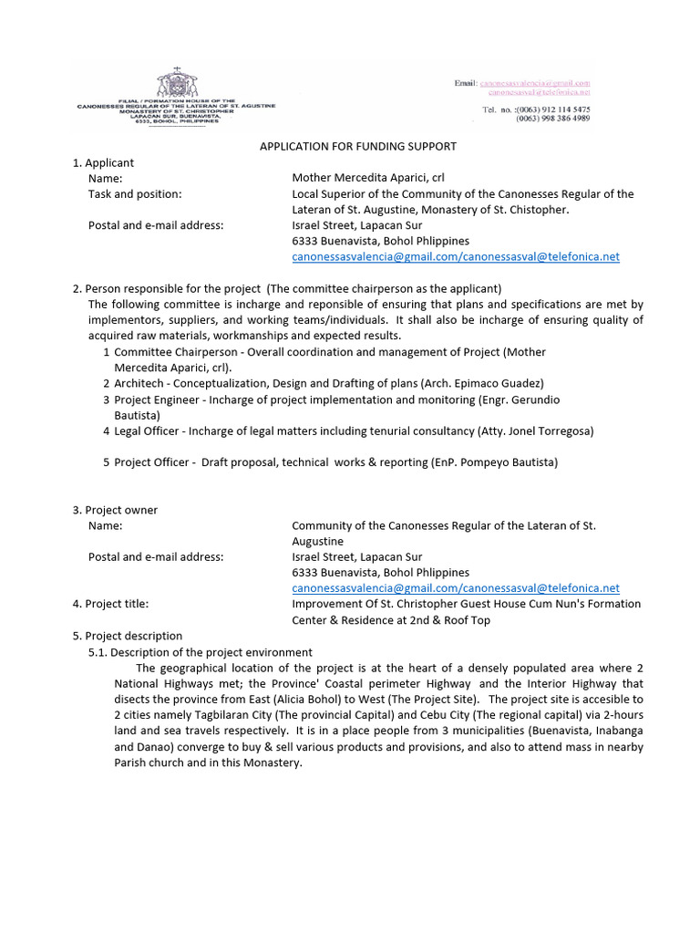 Proposal Formation Center at 2nd Floor Roof Top3 | PDF | Nun | Religious Conversion