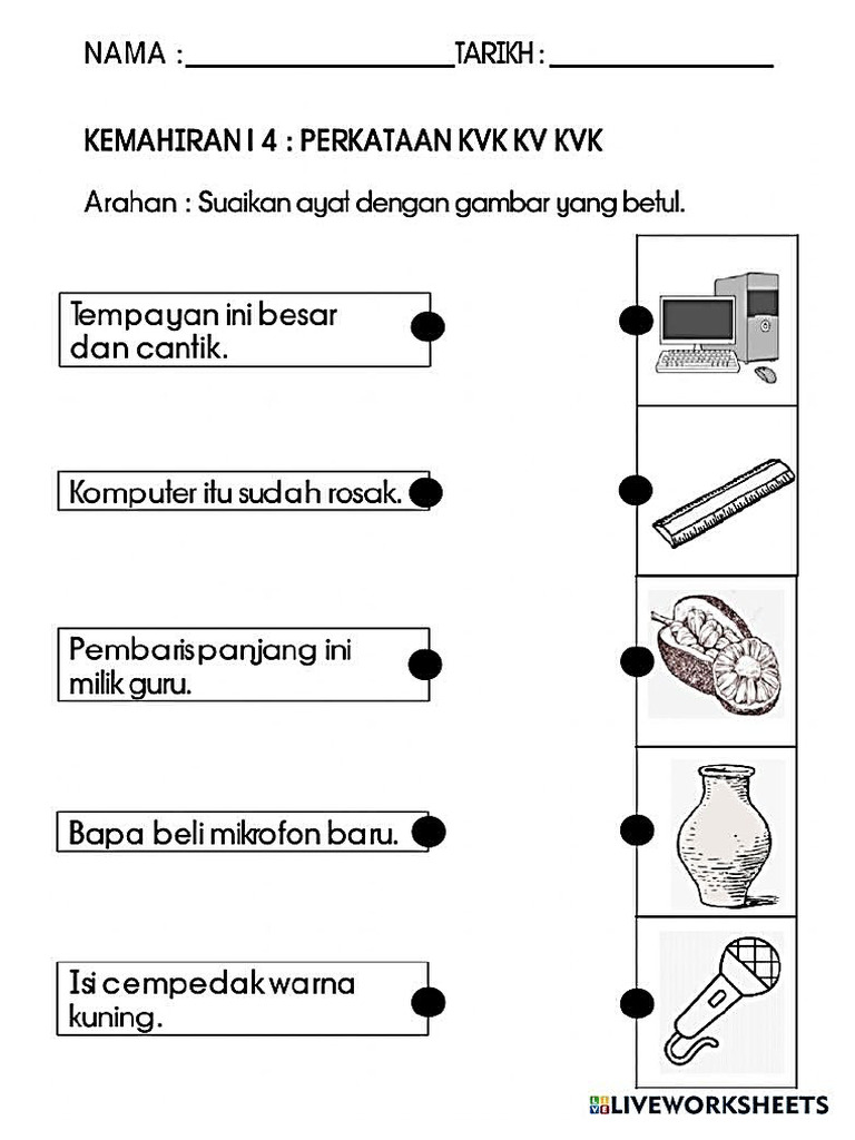 Latihan Ayat KVK KV KVK | PDF