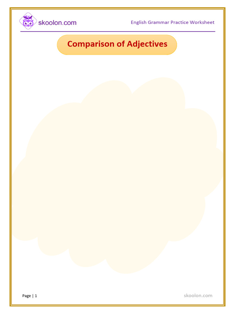 G4 English Adjectives 182 | PDF