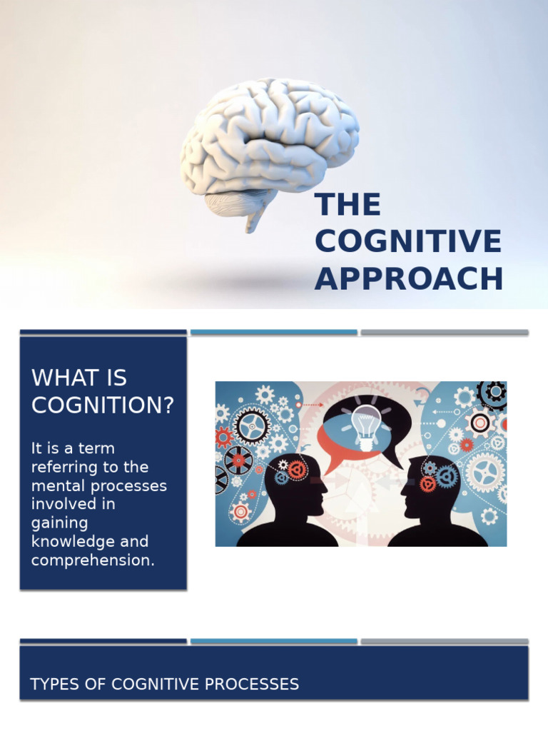 The Cognitive Approach | PDF