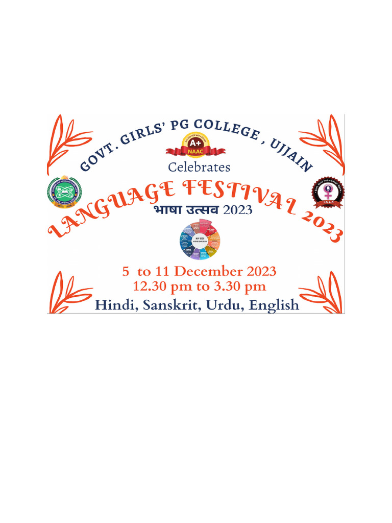 Bhartiya Bhasha Utsav 2023 Highlights | PDF