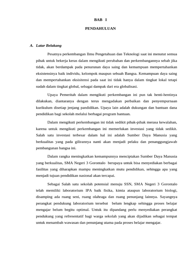 Proposal Alat Ipa | PDF