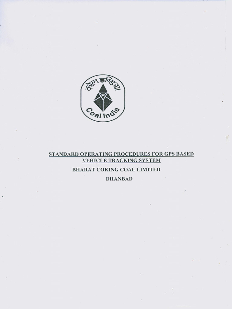 SOP of GPS Based VTS System | PDF