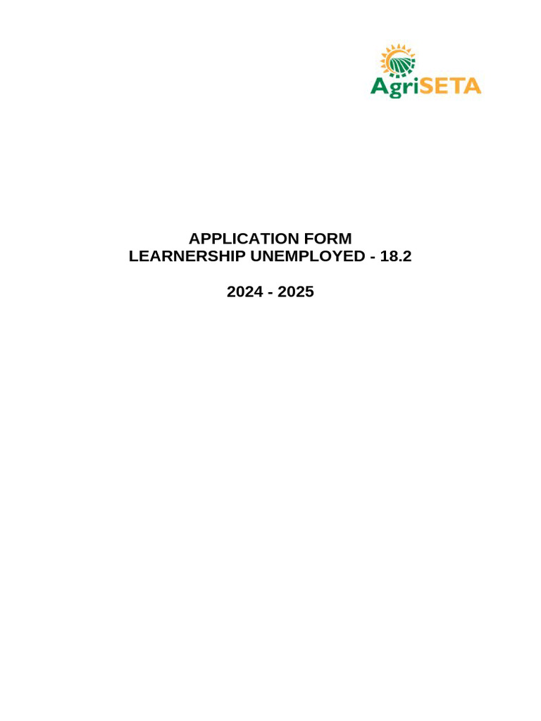 1.1.-LEARNERSHIPS-FORM-18.2-2024 | PDF | Employment