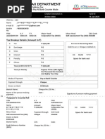 Challan ITR Sample | PDF | Cheque | Payments