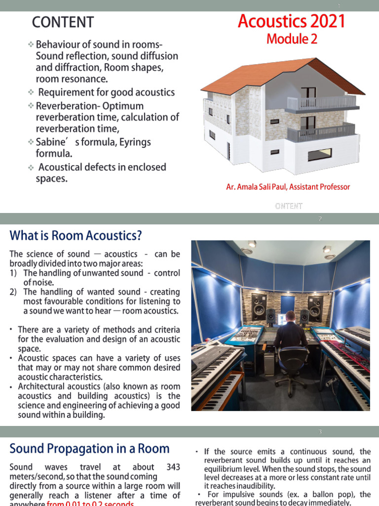 Acoustics Mod 2 Part A | PDF