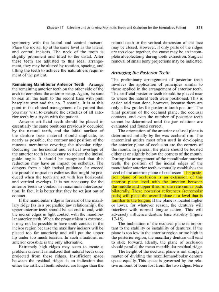 Retromolar Pad | PDF