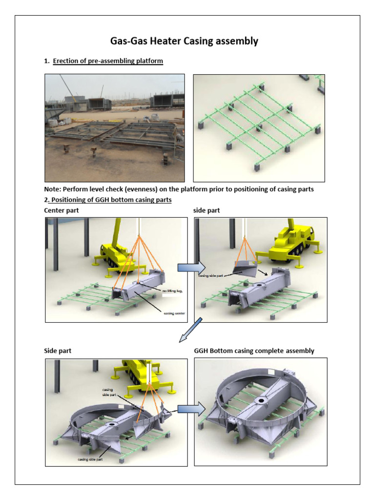 GGH Casing Assembly Procedure | PDF | Screw | Welding