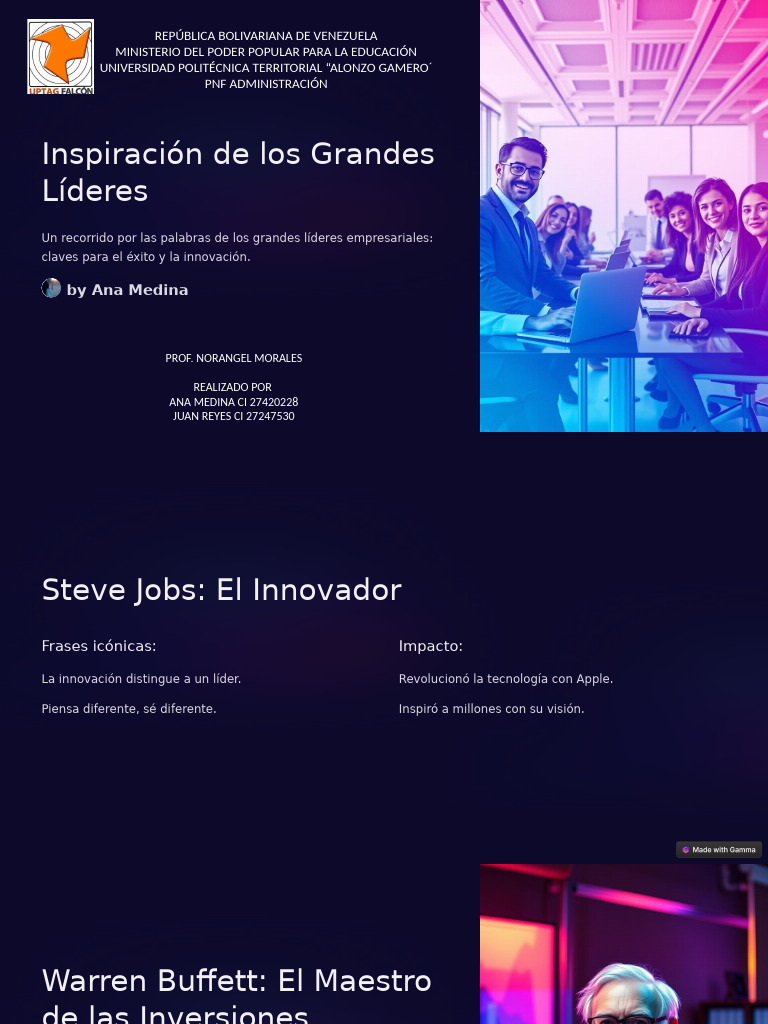 Inspiracion de Los Grandes Lideres | PDF