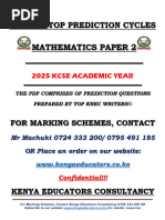 Kcse 2023 Math P2 MS | PDF