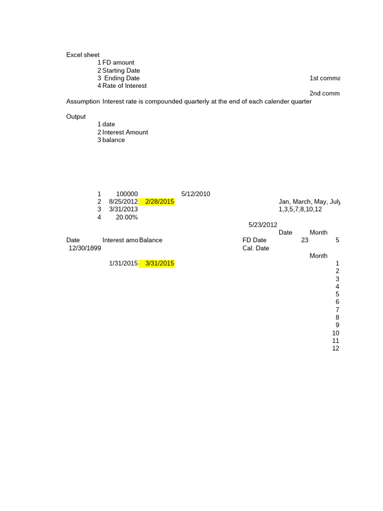 Fixed Deposit Interest Calculator | PDF | Interest