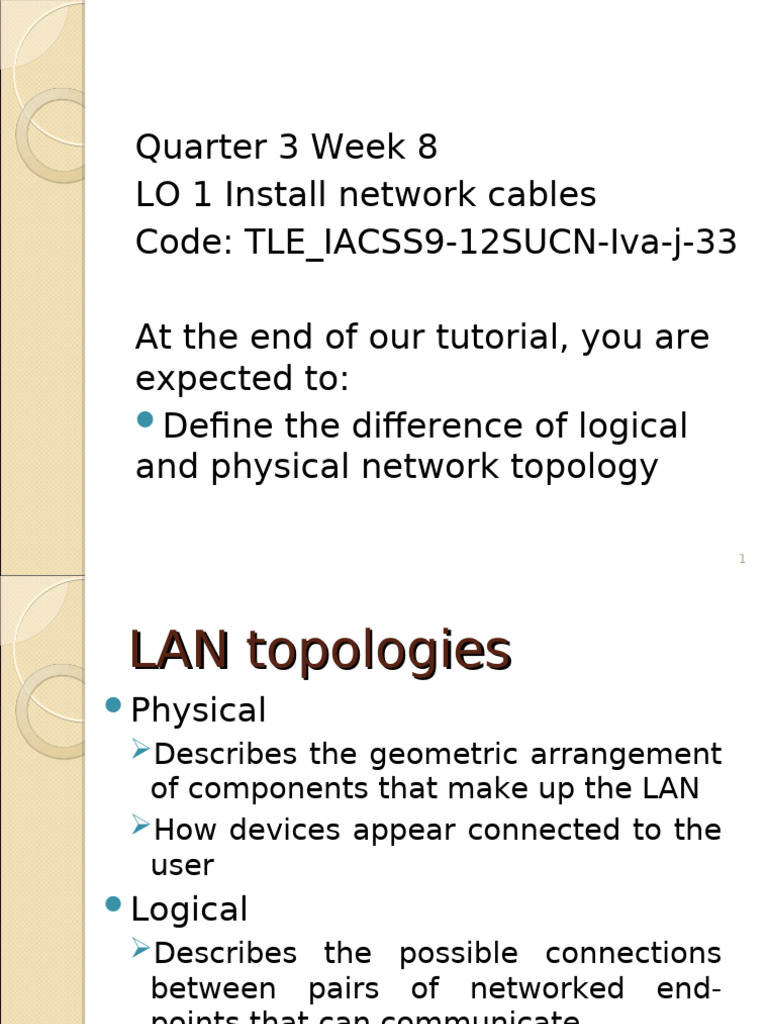 Chapter 4 Network Topologies | PDF | Network Topology | Computer Network