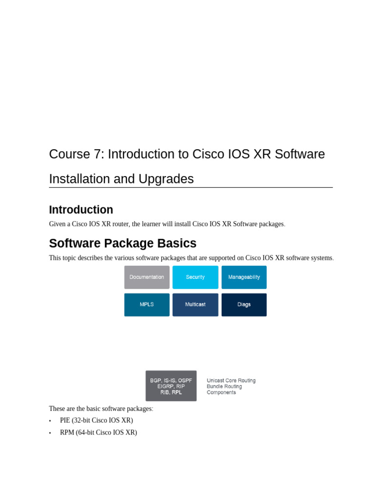 Cisco IOS XR Software Guide | PDF | Operating System Technology | Software Engineering