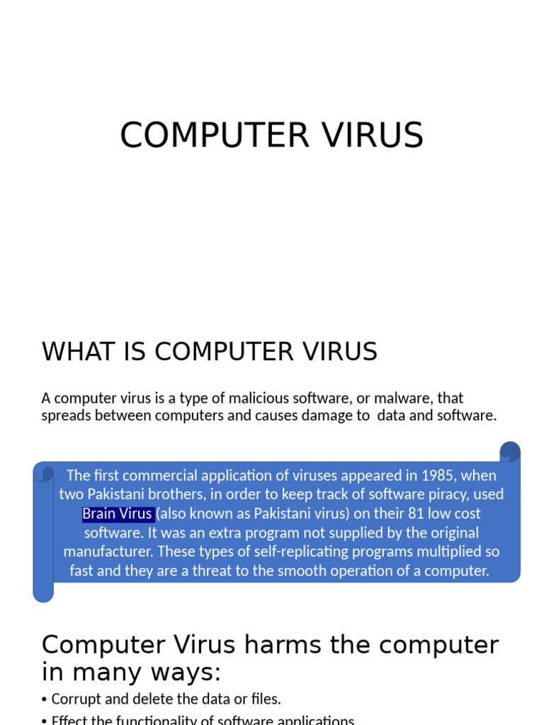 Grade 12 COMPUTER VIRUS | PDF | Computer Virus | Malware