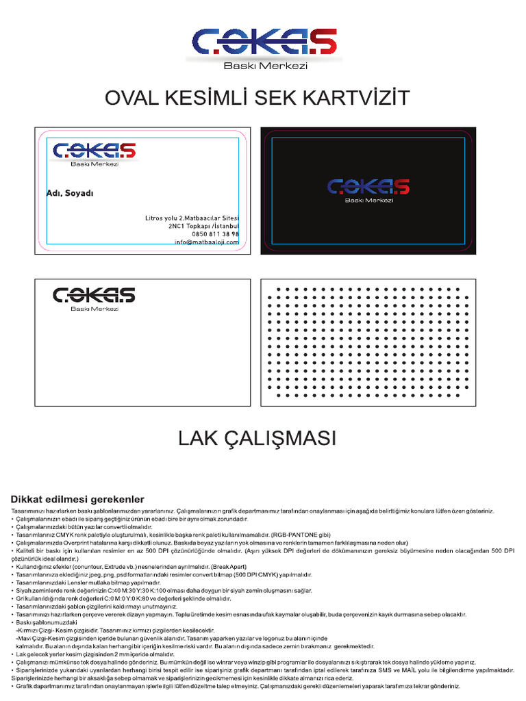 Kartvizit Sek Sablon | PDF