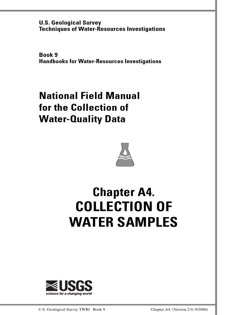 USGS Sampling Quality | PDF | Water Quality | Sampling (Statistics)