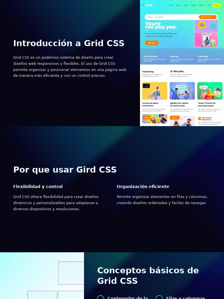 Introducción a Grid CSS para Diseño Web | PDF | Computación distribuída ...