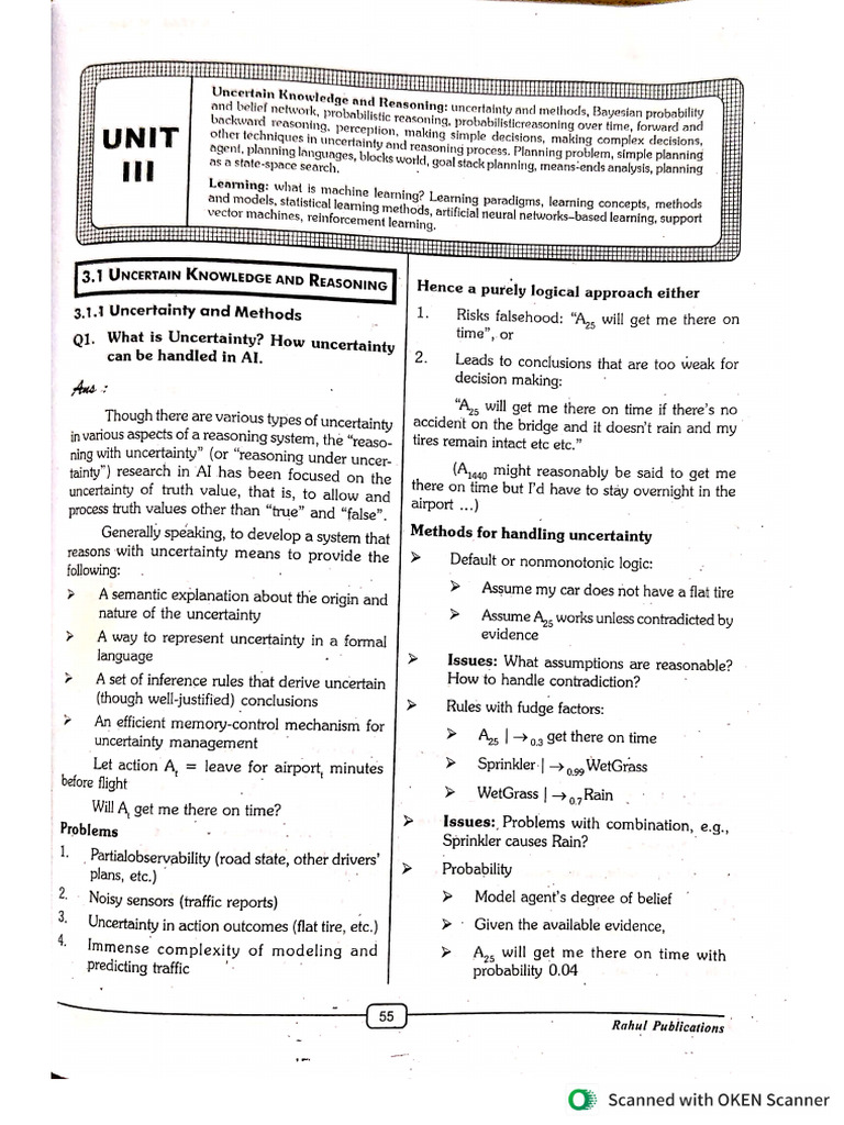 AI Unit3 Material | PDF