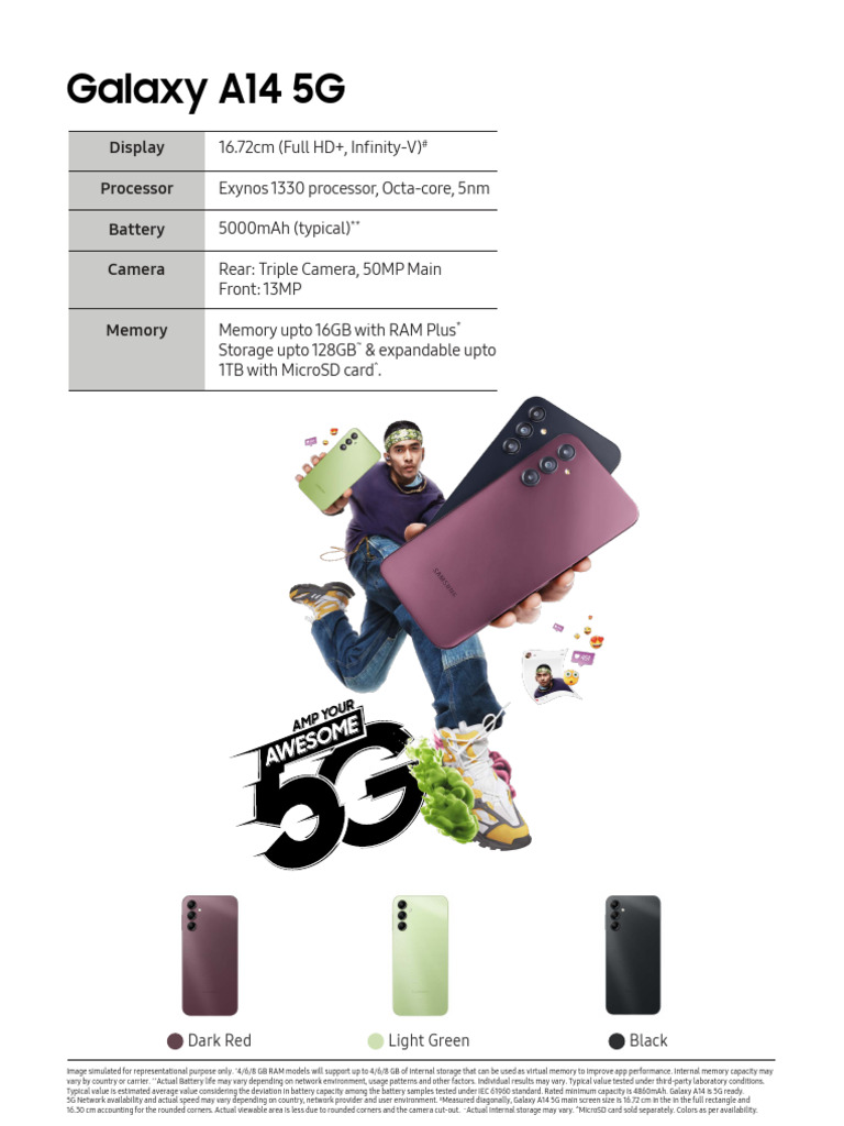 a145g Catalogue | PDF | Smartphone | Camera