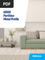 Knauf UW Profiles Technical Datasheet | PDF