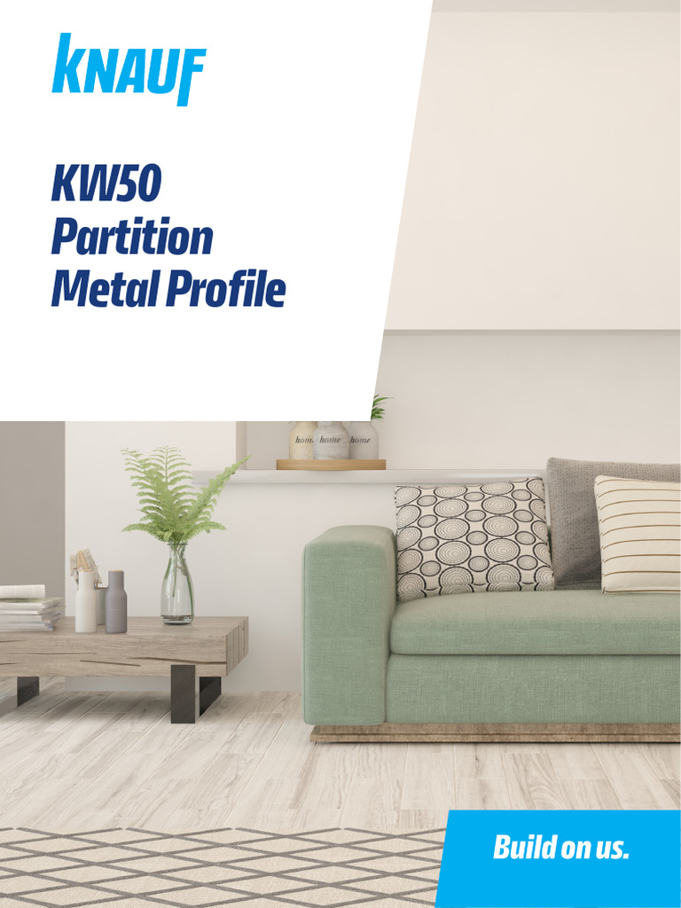 Knauf KW50 Metal Profile Guide | PDF | Screw | Drywall