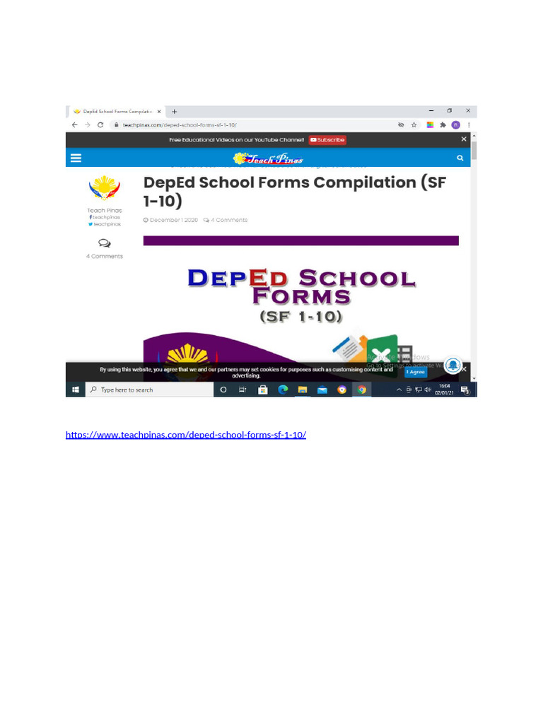 DepEd SF Forms Download Site | PDF