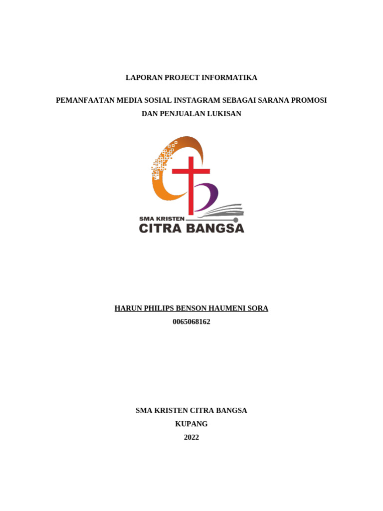 Laporan Project Informatika | PDF