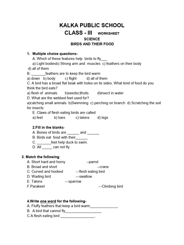 Class-3 Science2 | PDF