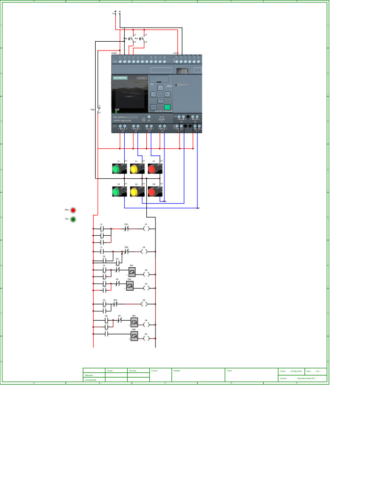 4 Semaforo Doble PLC PDF | PDF