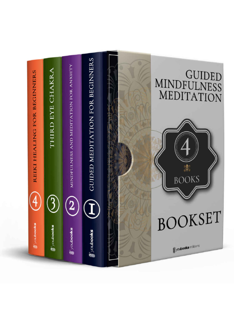 Richard Reikivic - Asana Swami - Guided Mindfulness Meditation - 4 BOOKS IN 1 - A Complete 7 ...