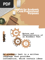 Characteristics and Features of Academic Text | PDF | Subject (Grammar ...