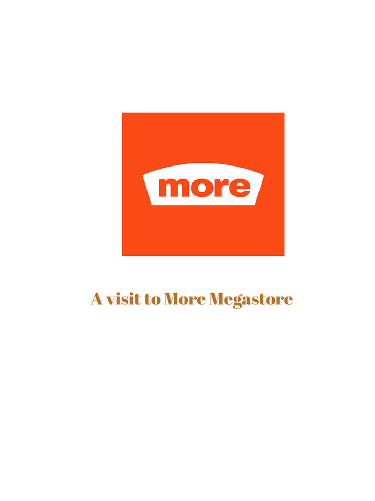 More Megastore | PDF | Grocery Store | Pricing