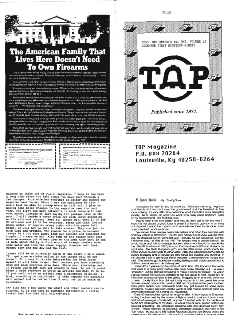 TAP Magazine - Issue #101 | PDF | Computer Network | Telecommunications