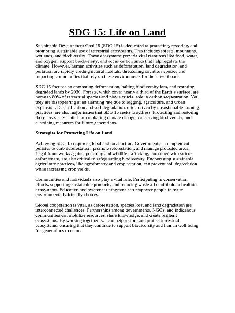 SDG 15 | PDF