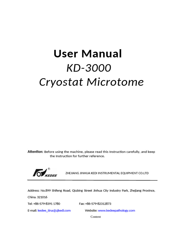 KD-3000 Touch Screen User Manual | PDF | Knife | Button (Computing)